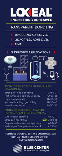 Loxeal - solutions to bond any transparent substrate